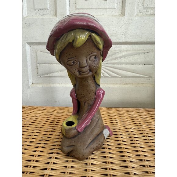 Suzi | Accents | Vintage 6s California Stoneware By Suzi Pixie Girl ...